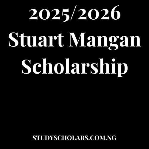 2025/2026 Stuart Mangan Scholarship - Study Scholars
