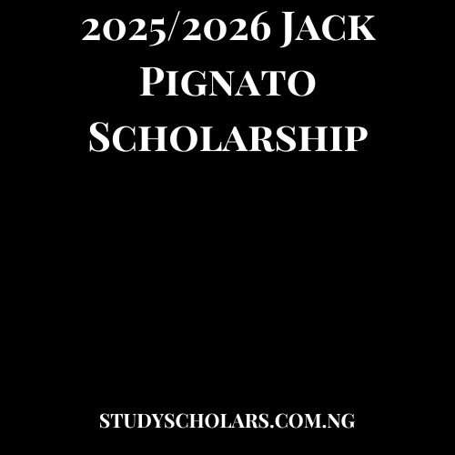 2025/2026 Jack Pignato Scholarship - Study Scholars