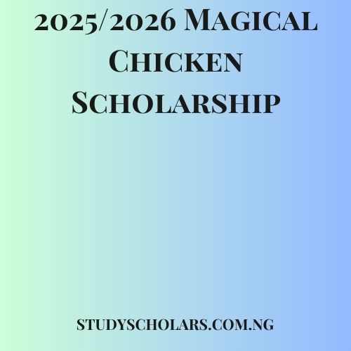 2025/2026 Magical Chicken Scholarship - Study Scholars