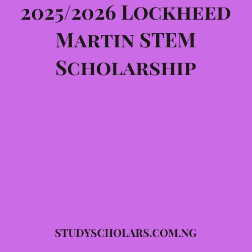 2025/2026 Lockheed Martin STEM Scholarship - Study Scholars