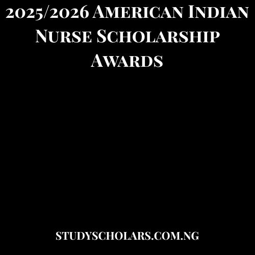 2025/2026 American Indian Nurse Scholarship Awards - Study Scholars