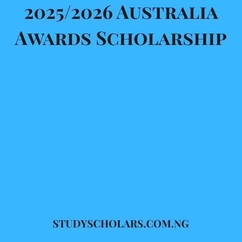 2025 2026 Australia Awards Scholarship Study Scholars